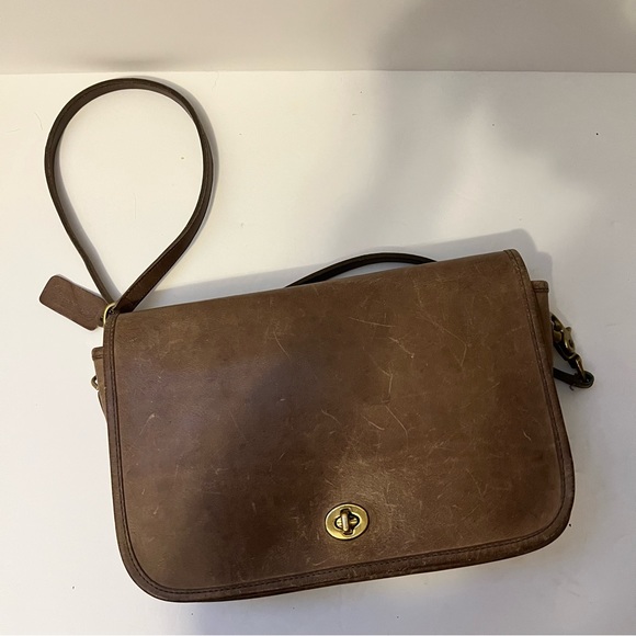 Coach | Bags | Vintage Coach Convertible Leather Clutch Bonnie Cashin ...